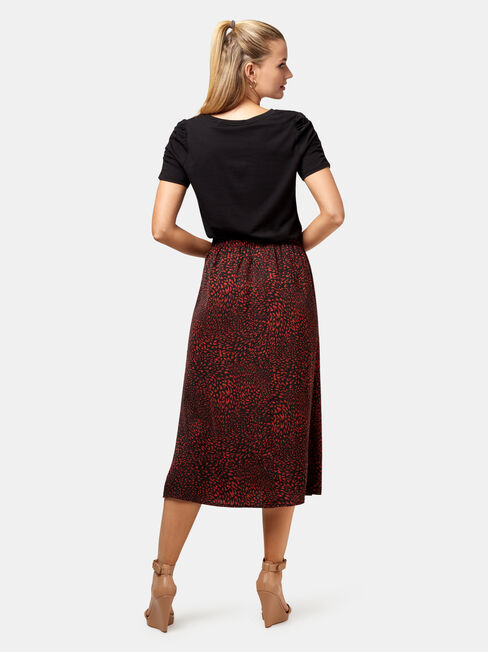 Lulu Printed Midi Skirt | Jeanswest